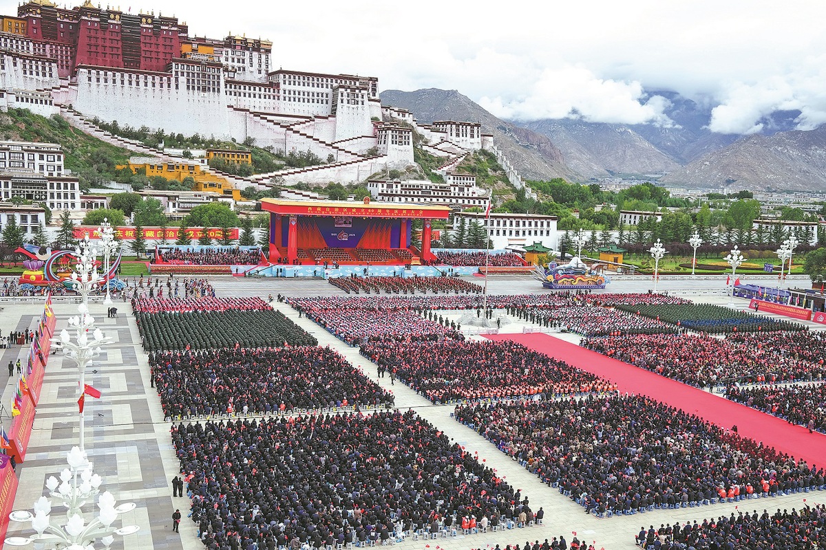 Xi vierde 60 jaar regio Xizang/Tibet - Chinasquare.be